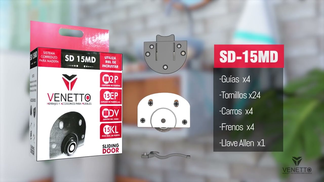 Sistema Corredizo Venetto SD 15MD -AL1535 | Ferremonroy